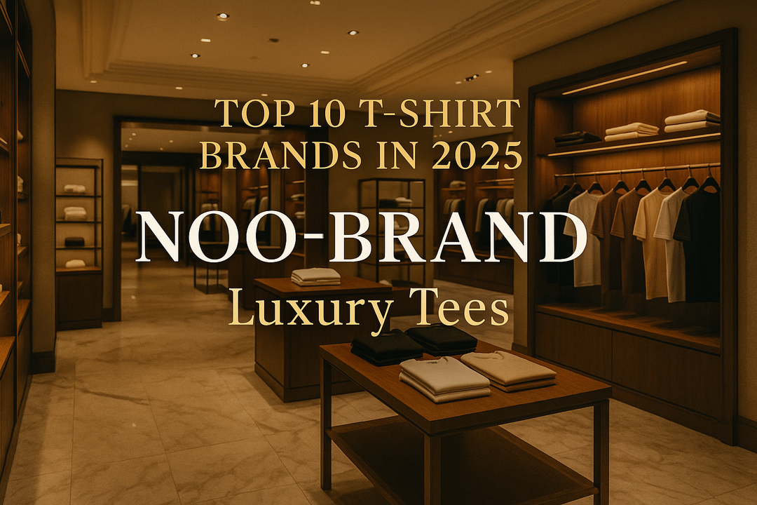 Top 10 T-Shirt Brands in 2025 | NOO-BRAND Luxury Tees – NOO-BRAND.COM